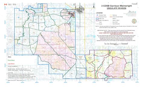 Fort Wainwright Base Map