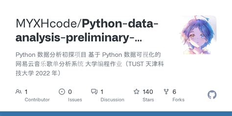 Python Data Analysis Preliminary Project Data Visualization Music List Analysis System Tust 2022