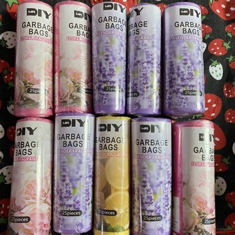 Scented Garbage Bag Plastik Sampah Wangi Fragrance Basket Liner 1 Set