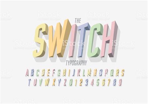 Switch Alphabet Royalty Free Switch Alphabet Stock Vector Art More Images Of Typescript Fonte