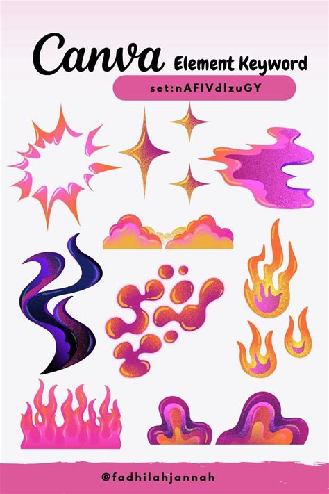 Cool Canva Elements Keyword In 2024 Canvas Learning Graphic Shapes Design Graphic Design Lessons
