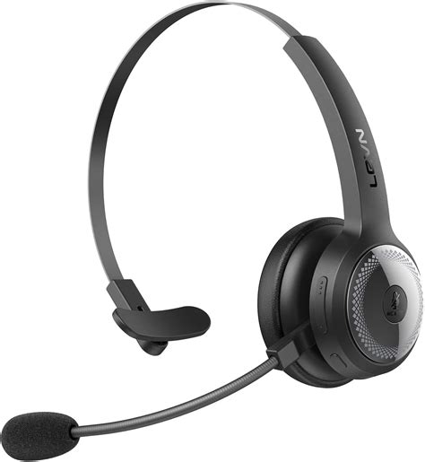 LEVN Bluetooth Headset Wireless Headset With Microphone Mute Button Hrs Talk Time On Ear