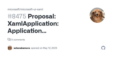 Proposal XamlApplication Application Implementing