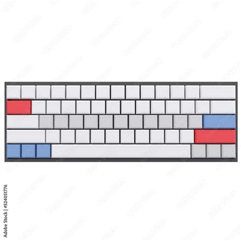 3d Keyboard Icon For Ui Poster Banner Social Media Post 3d