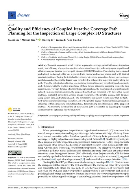 pdf quality and efficiency of coupled iterative coverage path
