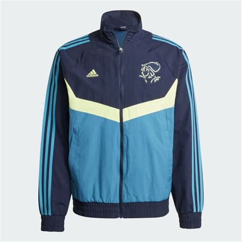 Adidas Ajax Amsterdam Seasonal Track Top Blue Adidas UK