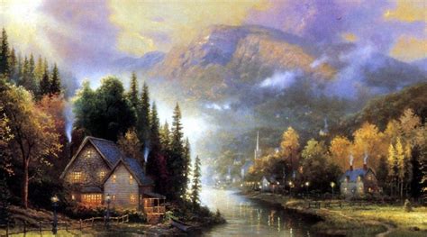 Томас Кинкейд (Thomas Kinkade) – американский художник — JuicyWorld