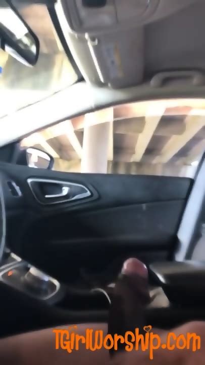 Ts Jerk Off And Cum In Car Eporner