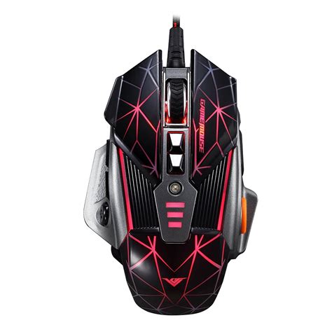 RAJFOO Laser 8 Keys Gaming Mouse With Macro Programming 128k Memory