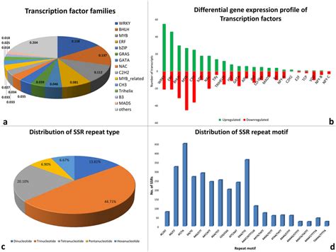 A Transcription Factor Families And B Differential Gene Expression Download Scientific