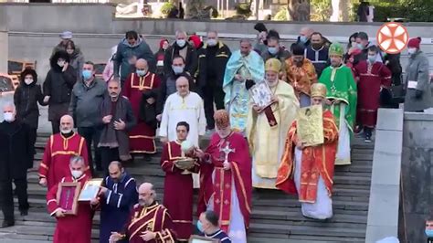 გიორგობის დღესასწაულთან დაკავშირებით ქვაშვეთის ტაძარში სადღესასწაულო