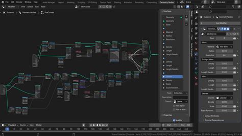 Blender 4 Jungle Vines Geometry Node Released Scripts And Themes Blender Artists Community