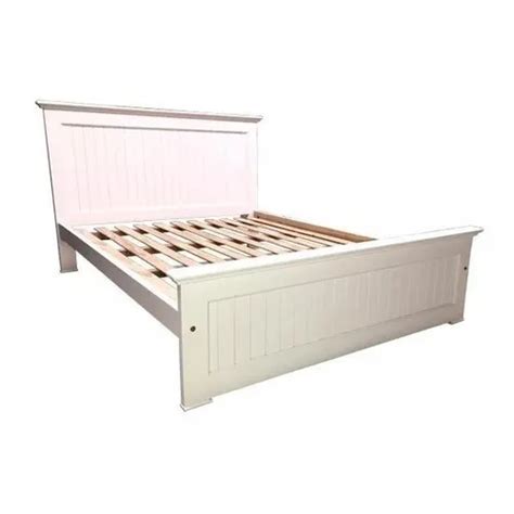 Cama Tradicional Mr Chango Americana Doble Color Blanco Fabricada En