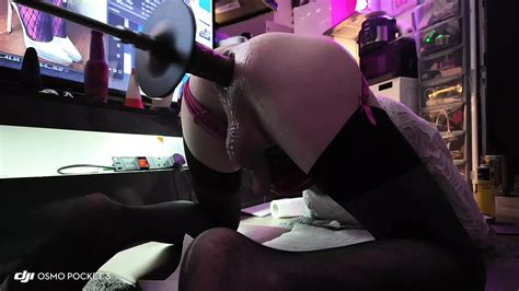 Powerful Moment From Trans With Sex Machine On Full Speed Getting A Good Pounding Shemale Porn