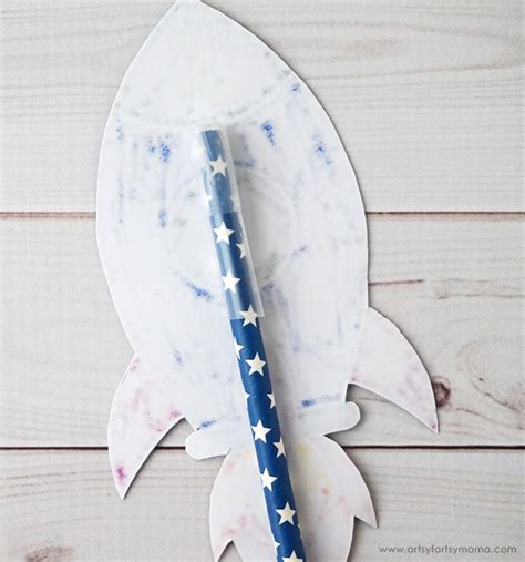 Diy Straw Rockets With Free Printable Artofit