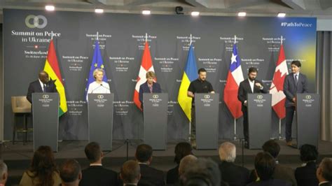 La Cumbre De Paz En Suiza Reafirma La Integridad De Ucrania Pero Llama
