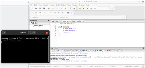 C Codeblocks Não Copilano Ubuntu 20042 Stack Overflow Em Português