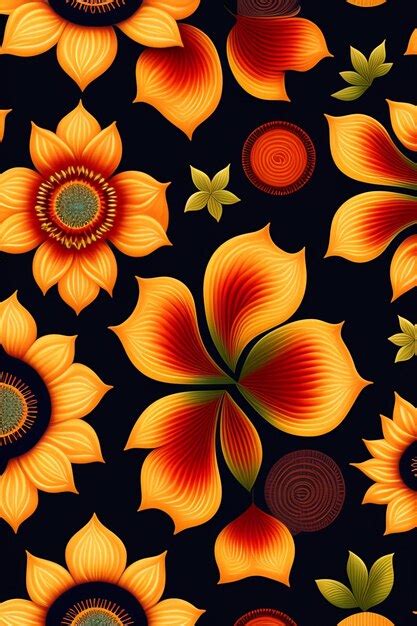 Premium Ai Image Rose Pattern Solid Background Svg Hyper Detailed Simple Smooth And Clean