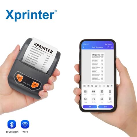 Xprinter Xp P A Hand Held Printer Portable Support Qr Code Pdf D Barcode Printing Receipt