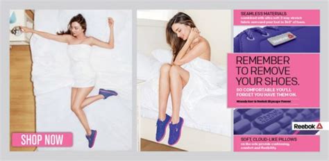 Miranda Kerr For Reebok Skyscape Forever Ad
