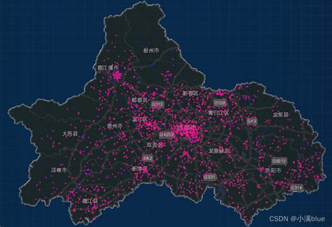 地图添加发光点效果点亮地图 源代码 Csdn博客