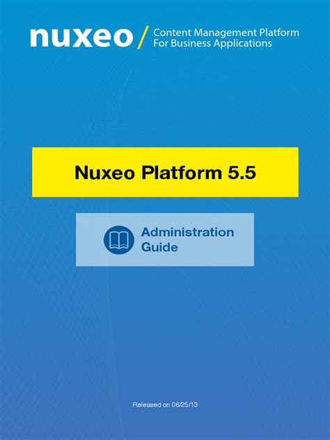 Nuxeo Platform 55 Administration Documentation Pdf Pdf Java