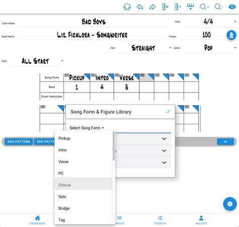 Build A Drum Chart Drum Chart Builder