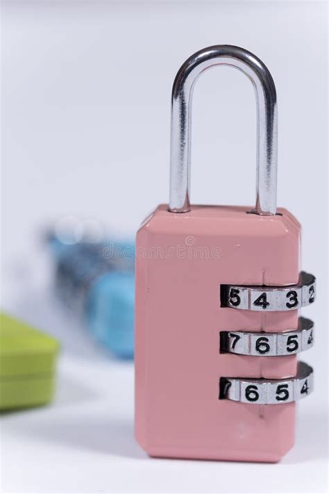 Numerical Code Padlock Stock Image Image Of Padlock 195332605