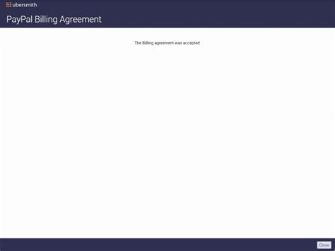 Ubersmith How To Add A Paypal Billing Agreement