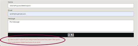 Block Spam Messages From Forms Elementor