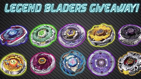 Beyblade Metal Fury Legendary Bladers Beys
