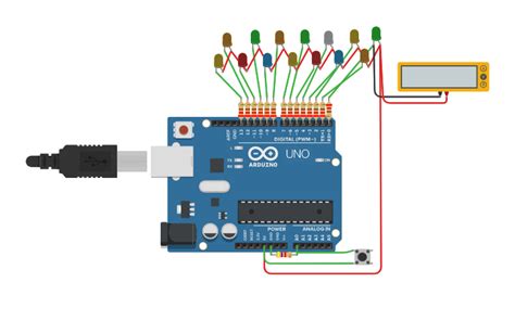 Circuit Design Coderdojo Lauflicht Block Tinkercad