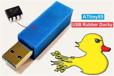 Diy Usb Rubber Ducky Using Attiny85 Artofit