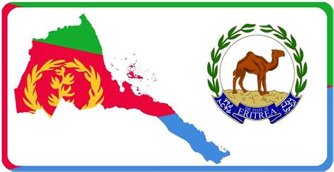 Eritrea National Flag License Plate Frame Auto Parts Automotive