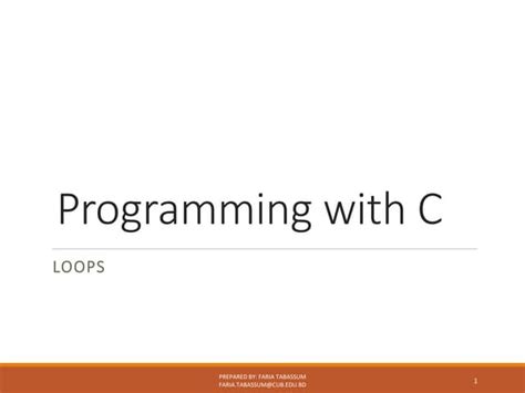 Lecture6 Loopspptx