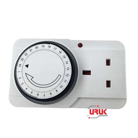 24 Hour 3500w Timer Programmable Switch Socket Timer 230vac 16a Uruktech