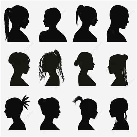 아바타 실루엣 세트 화신 상 사용자 Png 일러스트 및 이미지 에 대한 무료 다운로드 Pngtree