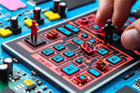 Ai Interface With Robotic Hand Showcasing Advanced Artificial Intelligence Technology And