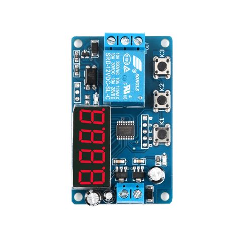 Aideepen Relay Module Switch Trigger Time Delay Circuit Timer Cycle Adjustable DC V LED