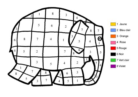 39 Dessins De Coloriage Dessin à Numéro à Imprimer Sur