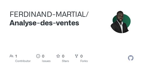 Github Ferdinand Martial Analyse Des Ventes