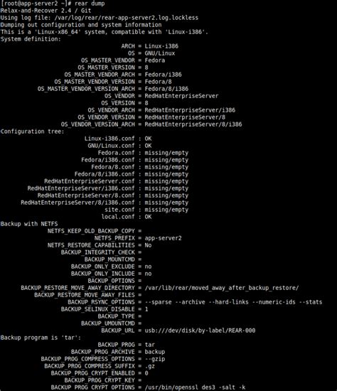 Relax And Recover Backup And Recover A Linux System