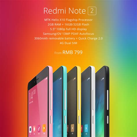 Xiaomi Redmi Note Announced Helio X GB RAM More Starting From RM Lowyat NET