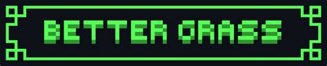 Better Grass Minecraft Resource Pack