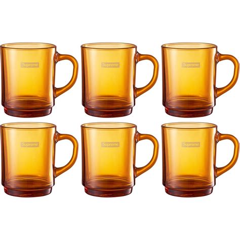 Duralex Glass Mugs Set Of 6 Spring Summer 2023 Supreme