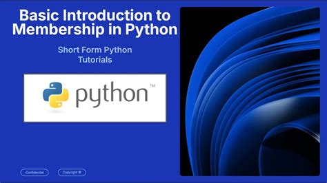Python In And Not In Operators Tutorial Membership Checks And List Comprehension For Beginners