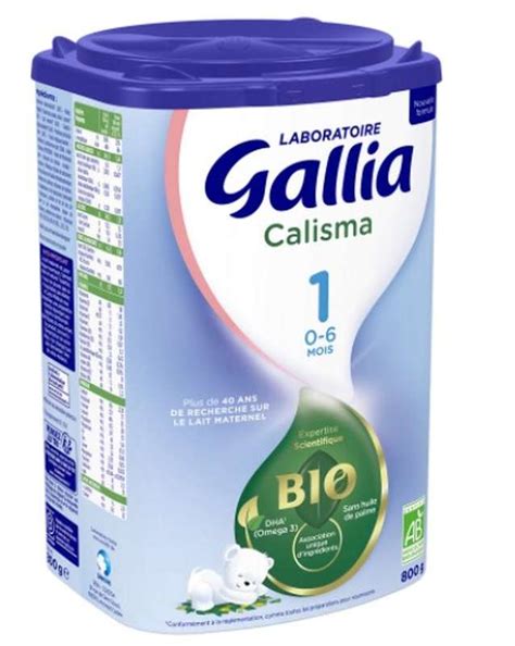 Calisma er âge BIO à mois Gallia g La Belle Vie Courses en Ligne Livraison à