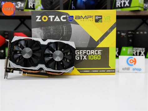 การ์ดจอ Vga Zotac Gtx1060 6gb 2f Amp Edition P12191 Ichillshop