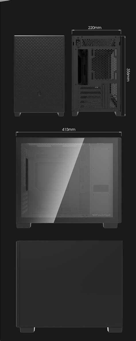 Ds200 M Atx Pc Case Darkflash