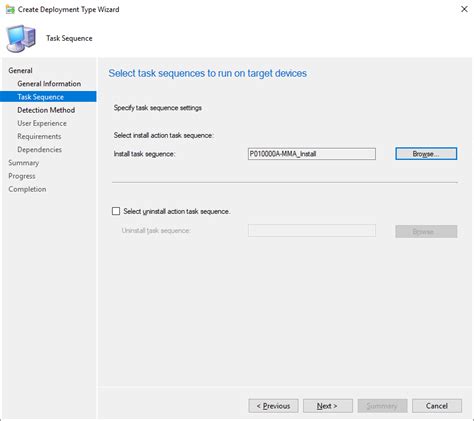 Use The Task Sequence Deployment Type To Deploy An Application With